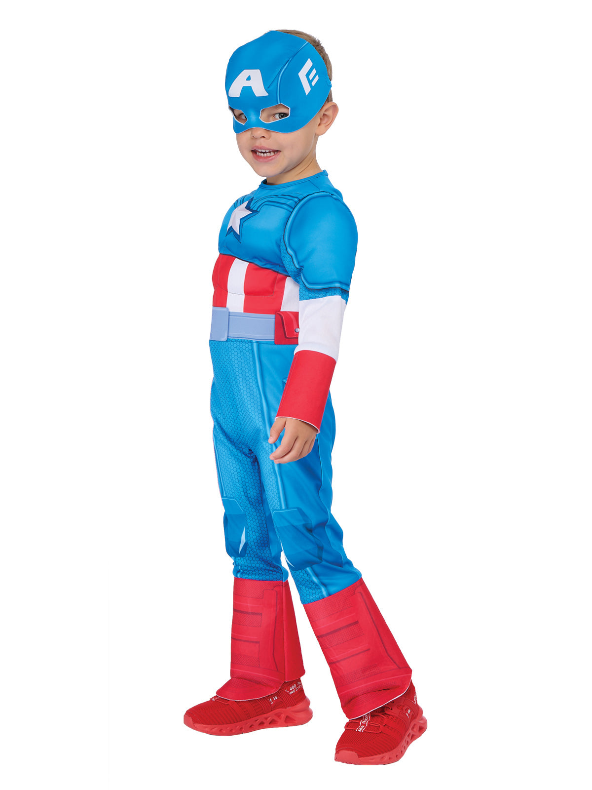 Captain America Deluxe Costume for Toddlers - Marvel Spidey & His Amaz ...