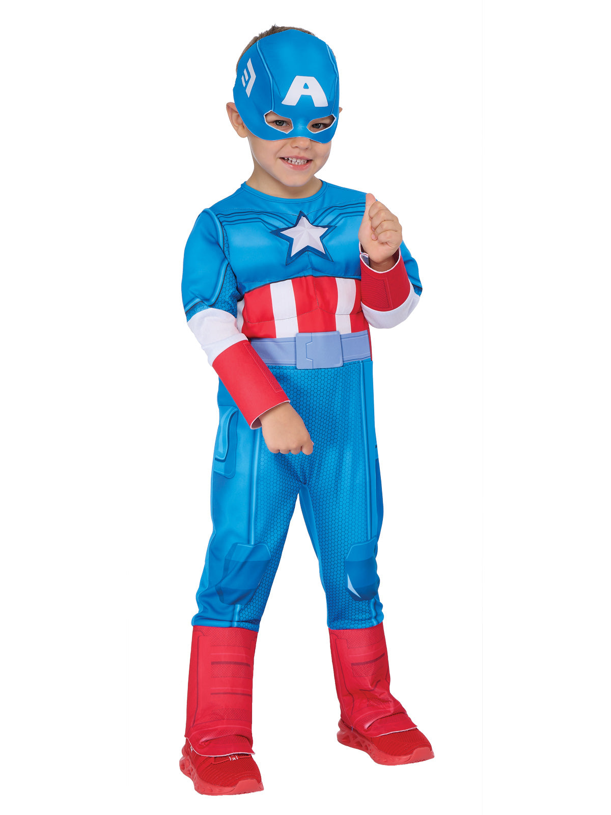 Captain America Deluxe Costume for Toddlers - Marvel Spidey & His Amaz ...
