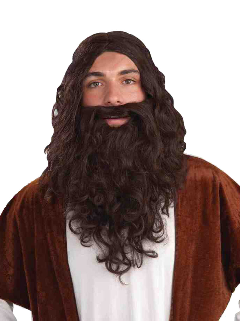 Biblical Wig and Beard Set for Adults | Costume World NZ