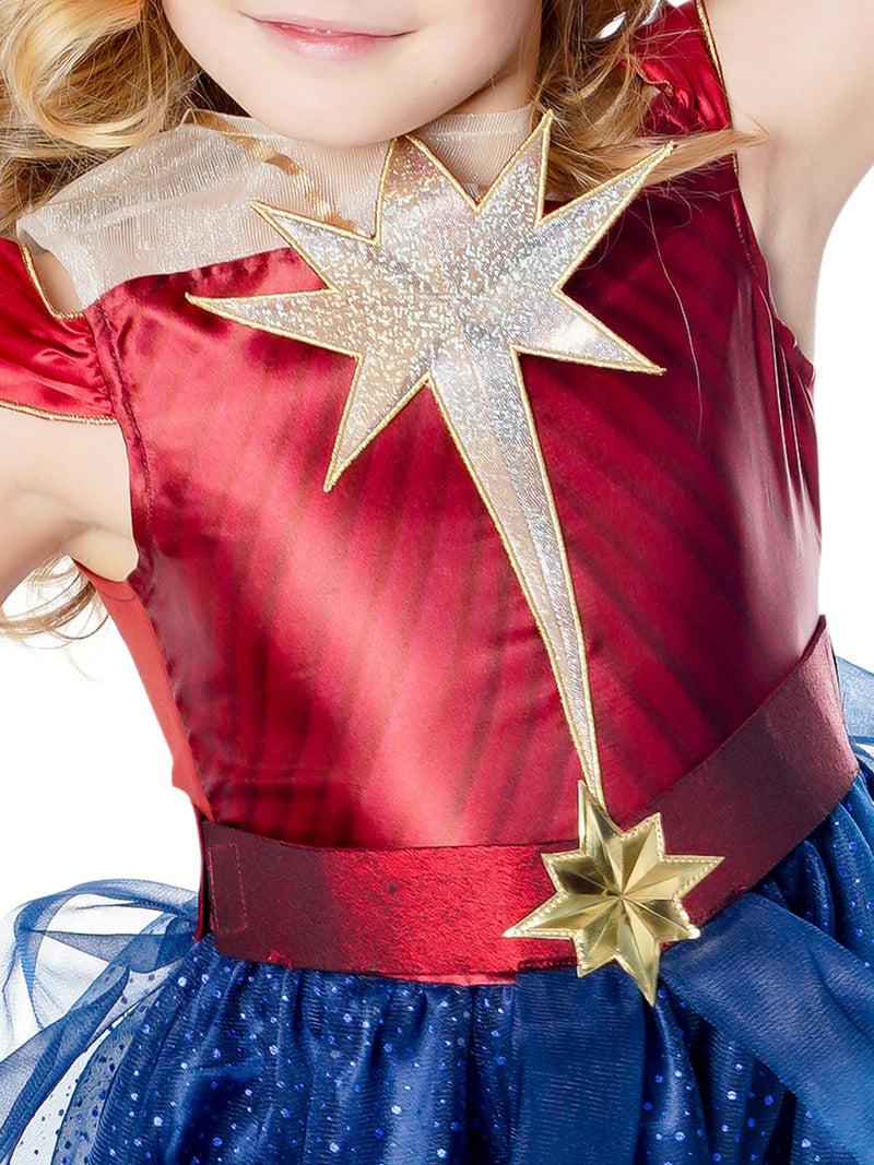 Captain Marvel Dress Costume for Kids - Marvel The Marvels | Costume ...