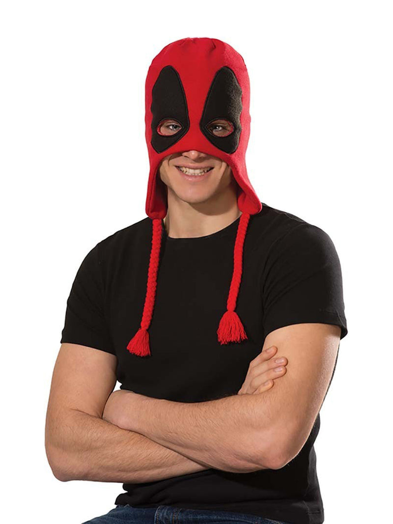 Deadpool Fleece Hat for Adults - Marvel Deadpool | Costume World NZ