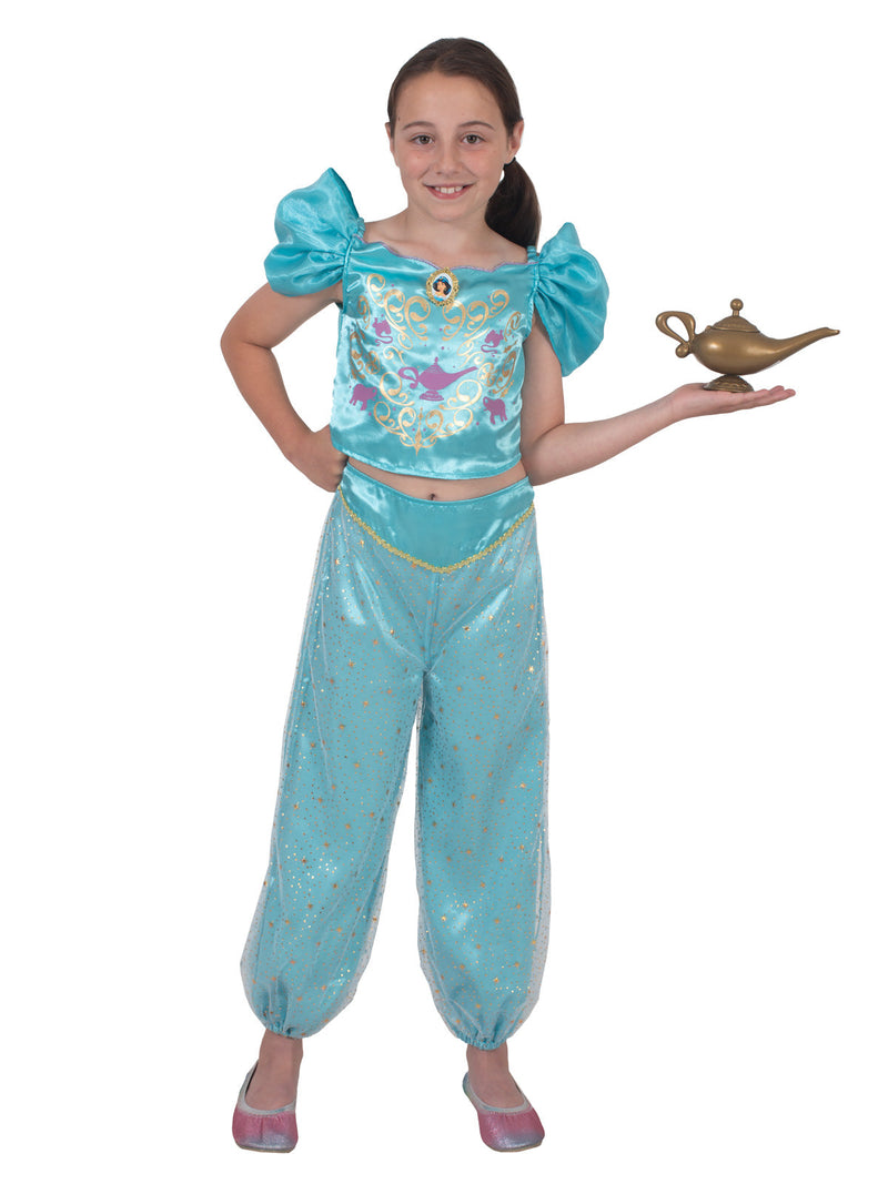 Jasmine Sparkle Deluxe Costume for Kids - Disney Aladdin | Costume World NZ
