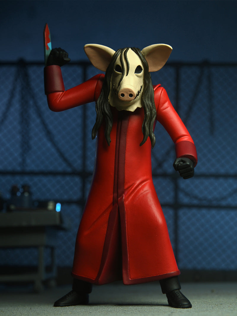 Jigsaw Killer (Red Robe) Toony Terrors 6" Action Figure - Saw - NECA C ...