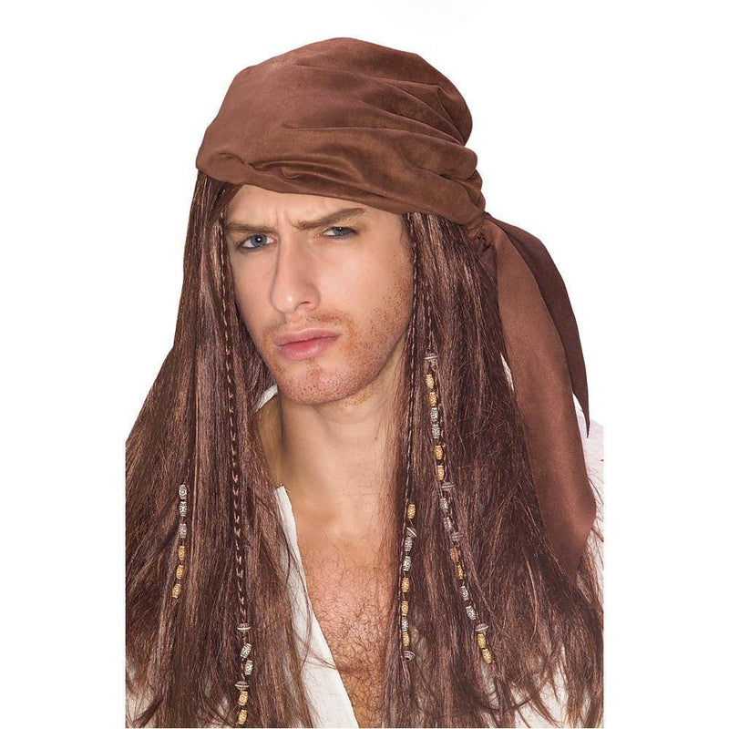 Pirate Caribbean Wig for Adults | Costume World NZ