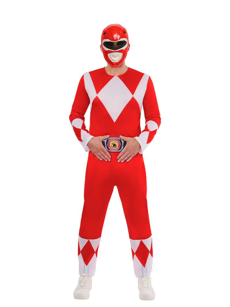 Red Ranger Deluxe Costume for Adults - Power Rangers | Costume World NZ