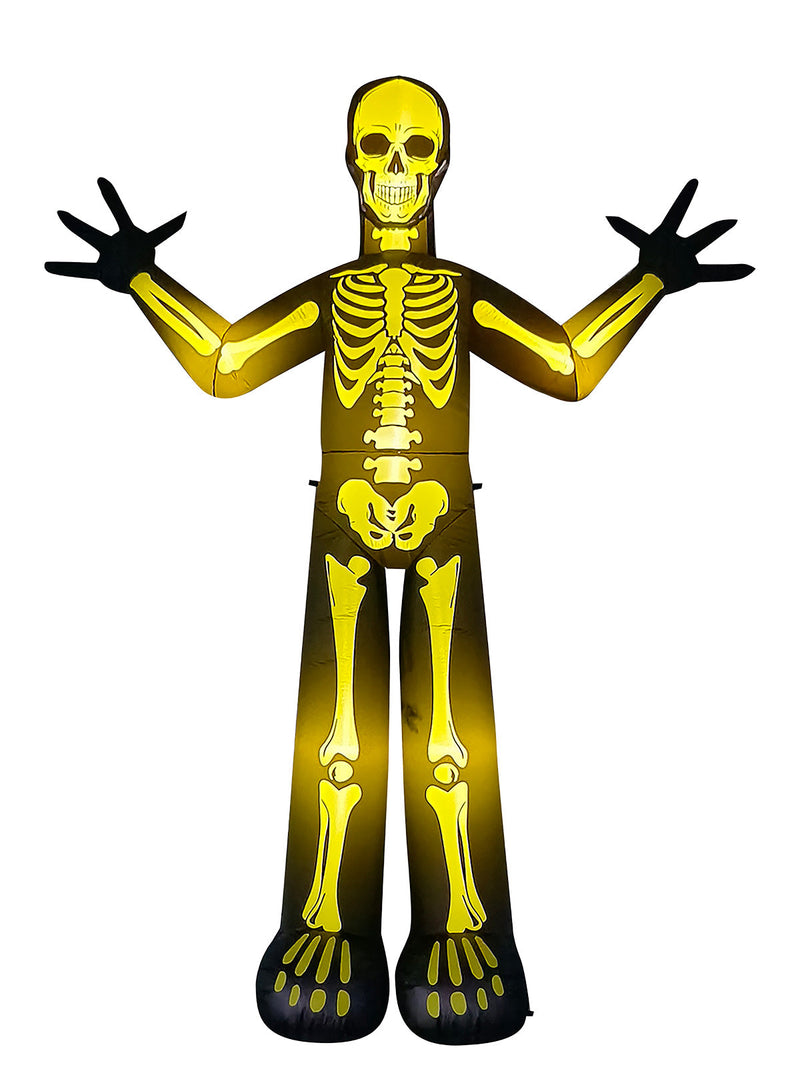 Skeleton 10-Foot-Tall Inflatable Lawn Prop | Costume World NZ
