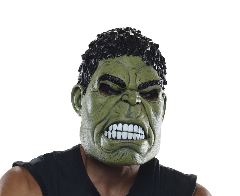 Hulk 3/4 Mask for Adults - Marvel Avengers | Costume World NZ