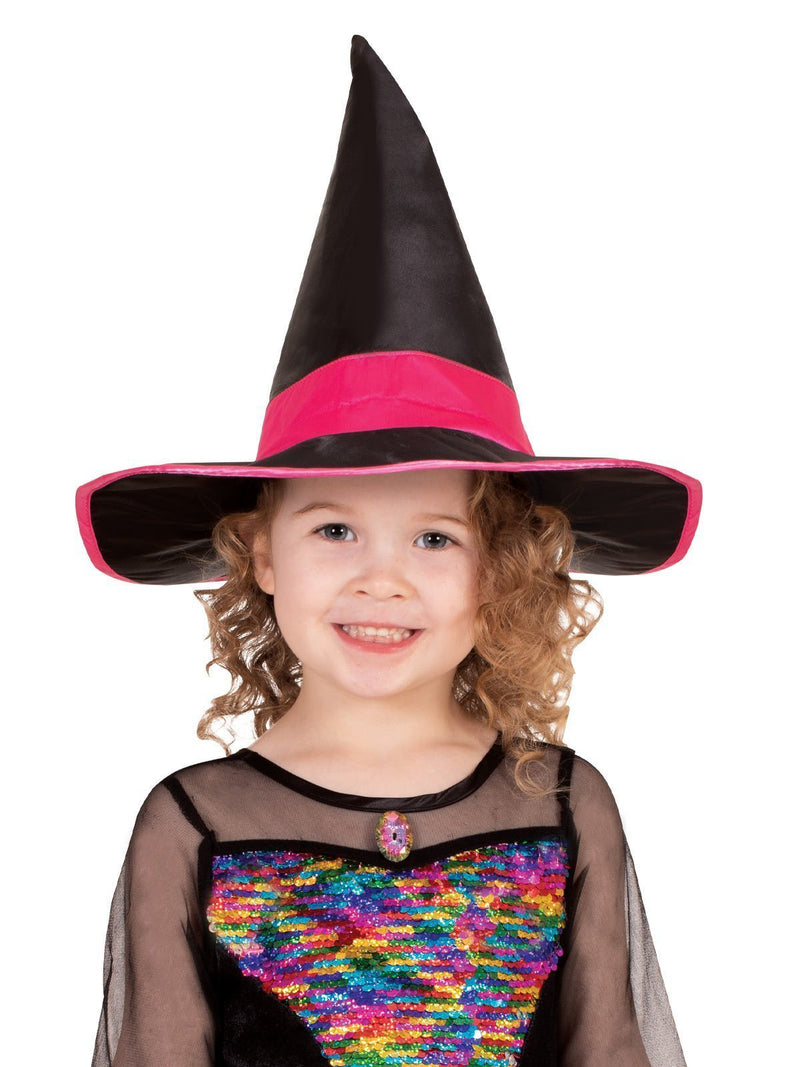 Rainbow Colour Magic Witch Deluxe Costume for Kids | Costume World NZ