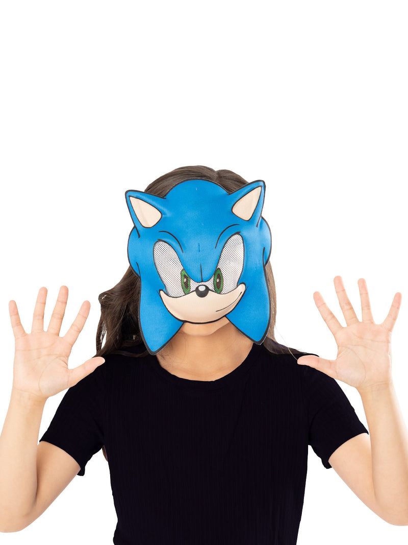 Sonic the Hedgehog Half Mask for Kids - Sonic the Hedgehog | Costume ...