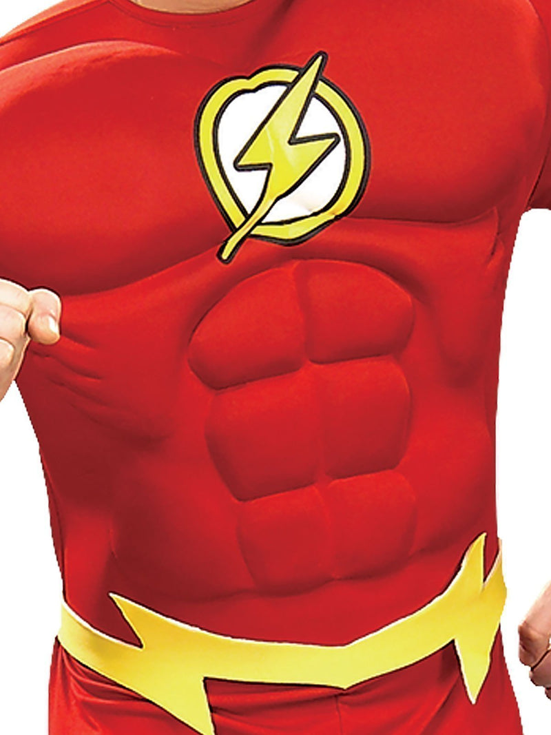 The Flash Deluxe Muscle Chest Costume for Adults - DC Comics | Costume ...