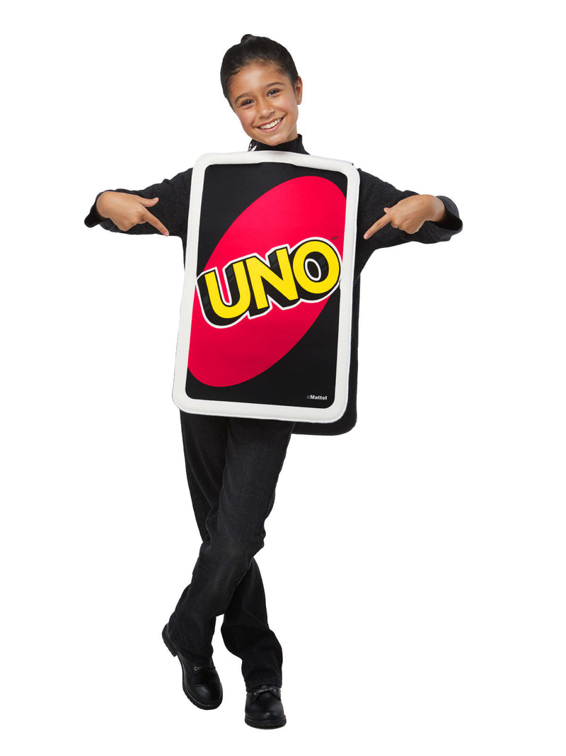 Uno Draw Four Card Tabard Costume for Kids - Mattel Games | Costume ...